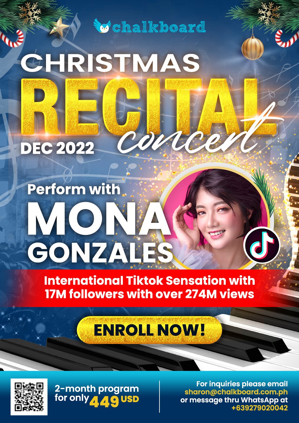 ANNOUNCEMENT: Chalkboard Philippines’ Christmas Music Recital Program ...